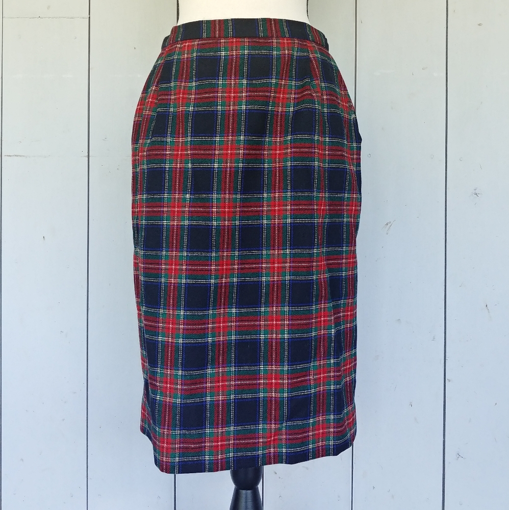 Pendleton | Vintage Wool Tartan Skirt - Gem